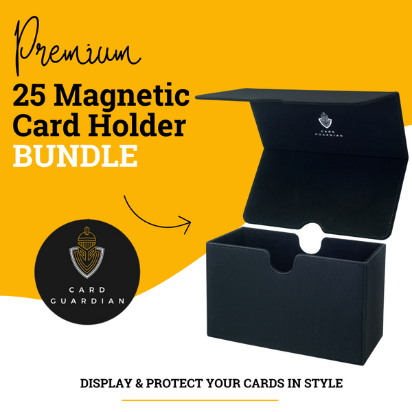 Card Guardian - Magnetic Card Holder Bundle | Premium Deck Box with 25